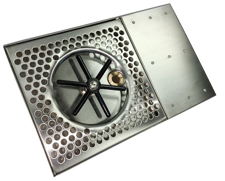 Drip Trays - Draught Services - 8" x 8" Under Counter Clamp - Drip Tray ...